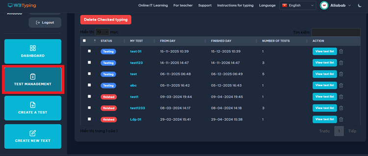 Test Vietnamese typing speed, practice typing with 10 fingers - Typing ...