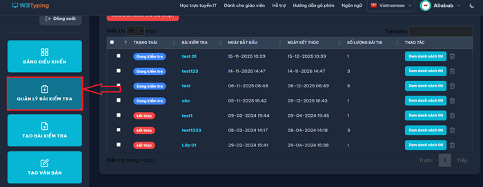 Test Vietnamese typing speed, practice typing with 10 fingers - Typing ...
